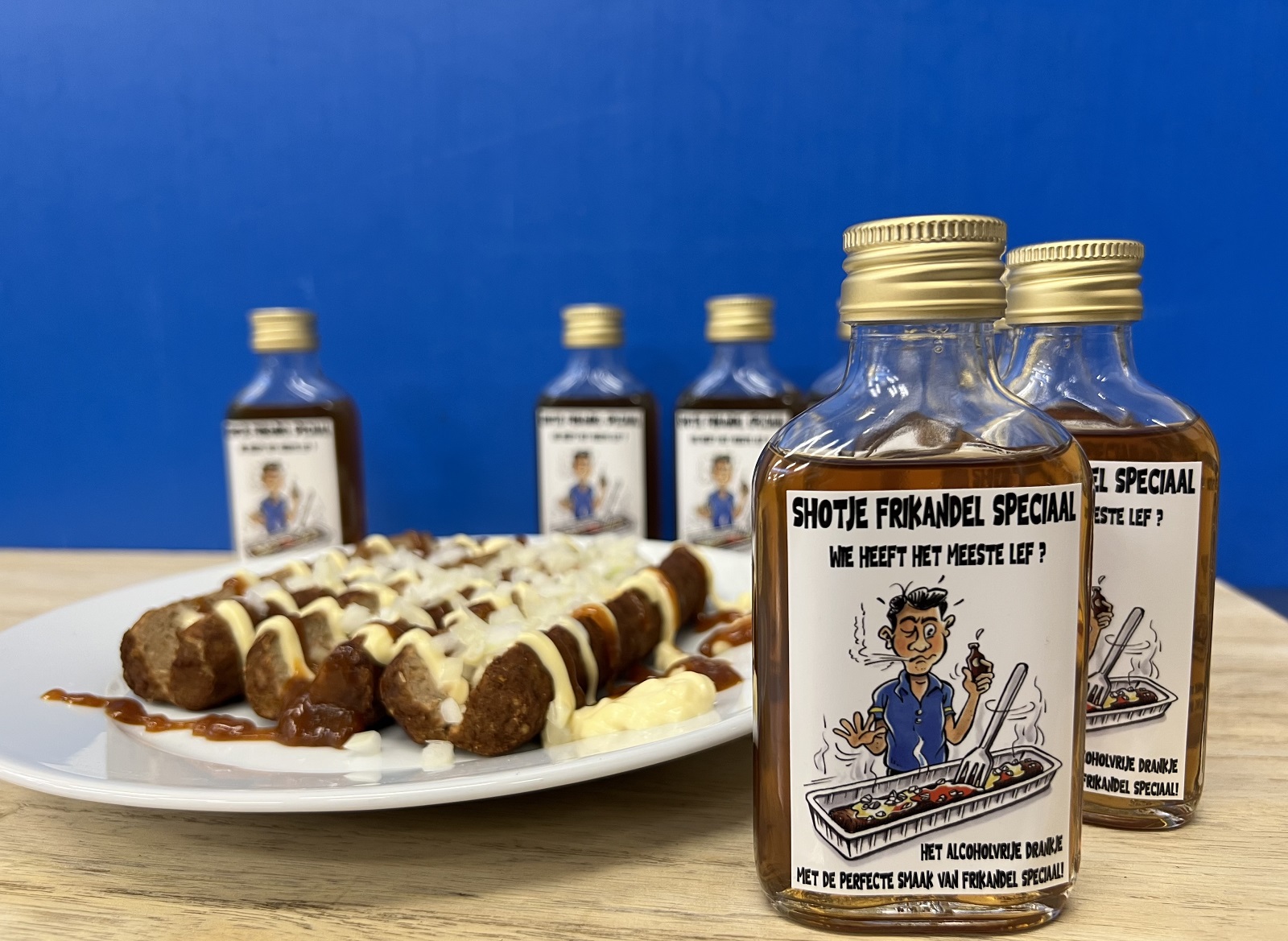 Frikandel speciaal als alcoholvrij shotje - Frituurwereld