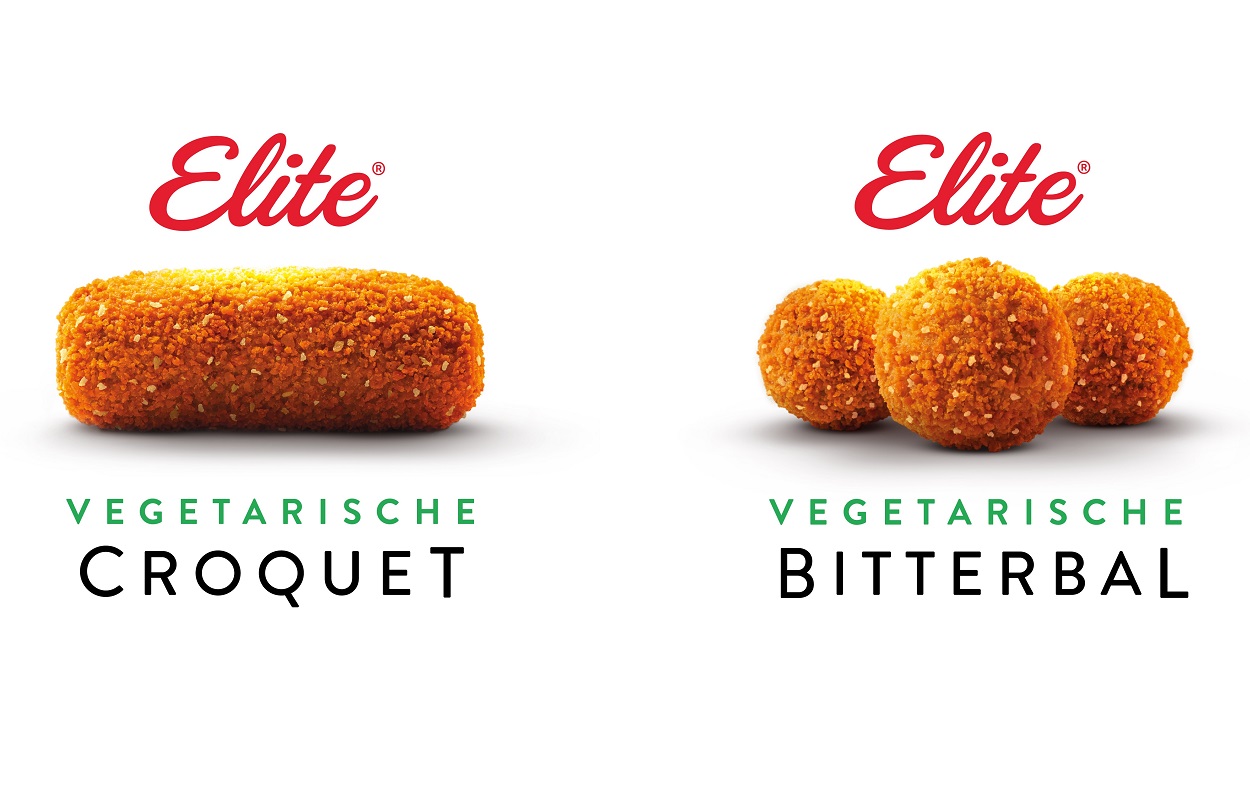 Vegetarische Croquet en Vegetarische Bitterbal van Elite - Frituurwereld