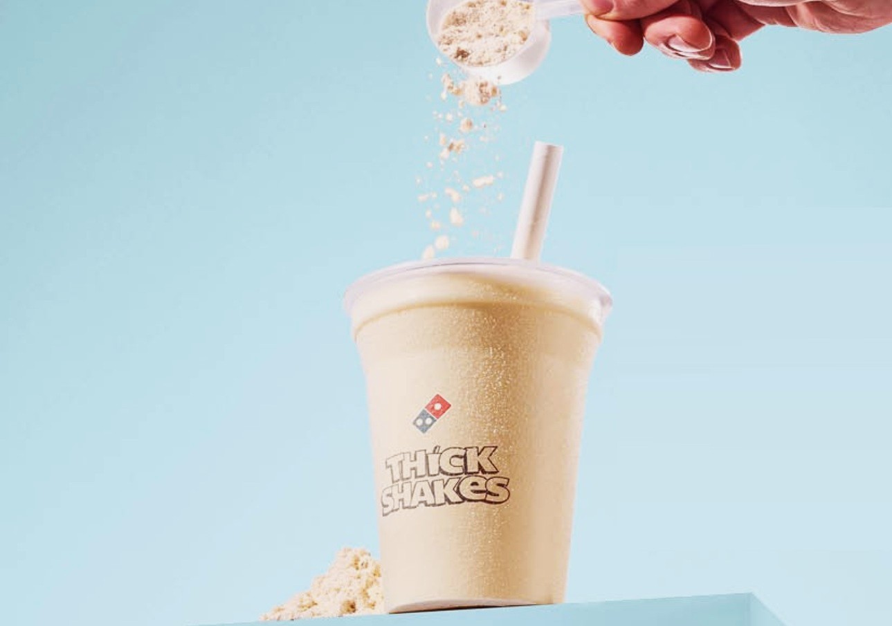 Sportvoeding bij Domino's: Protein Thick Shake - Frituurwereld